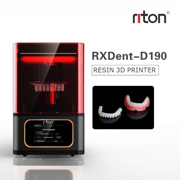 ISO 13485 Industrial Resin LCD 3D Printer Automatic Huge 220V RITON