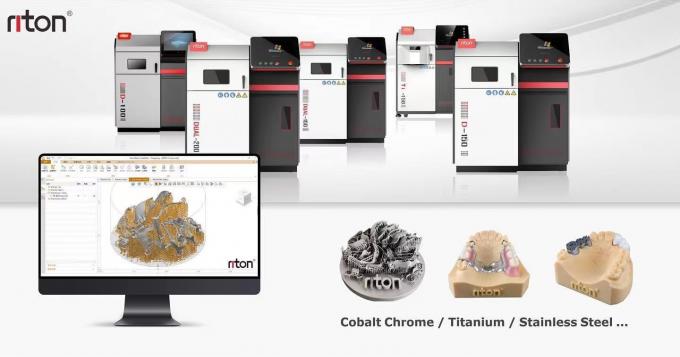 Dental Crowns Titanium Metal Printer 150*150mm High Efficiency 3d ...