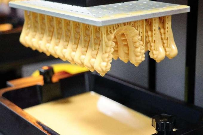 50mm/H Rapid Tough Liquid Resin 3d Printer 192x108mm DLP High Impact ...